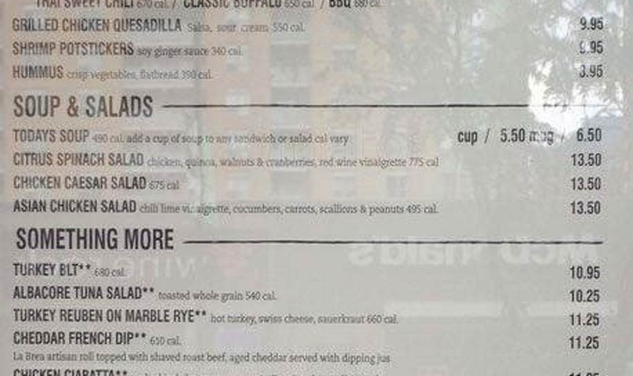 Explore Courtyard by Marriott Menu & Dining