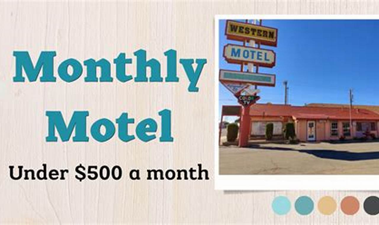 Affordable Motel Rentals by Month: Long Stay Deals