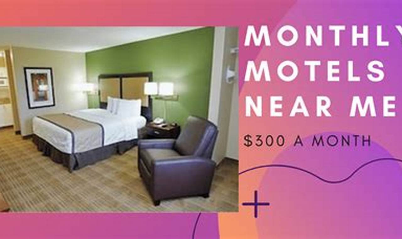 Affordable Monthly Motels Near You: Extended Stay Deals